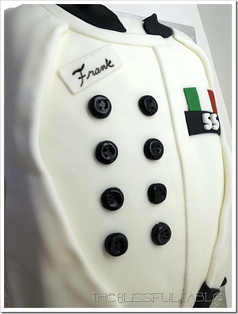 The Blissful Table: Chef’s Coat Cake